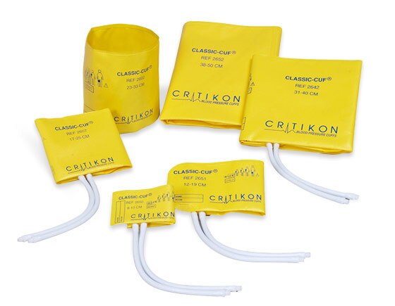 Yellow CRITIKON Isolation CLASSIC-CUF TM BP Cuff